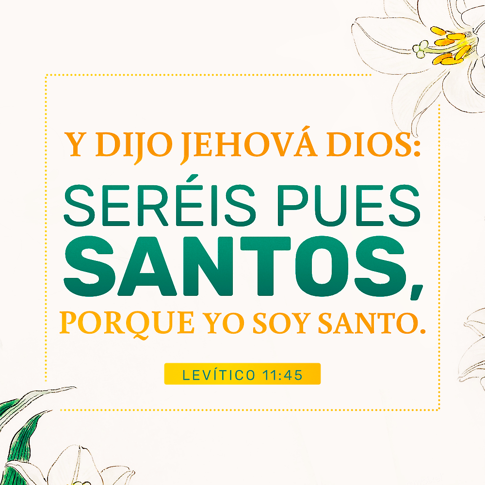 Versículo de la Biblia-Levítico 11:45